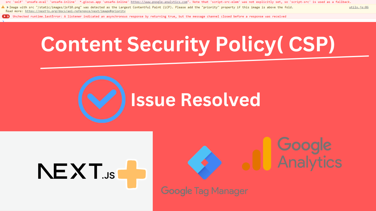 Next.js: Integrating Tag Manager & Analytics with CSP